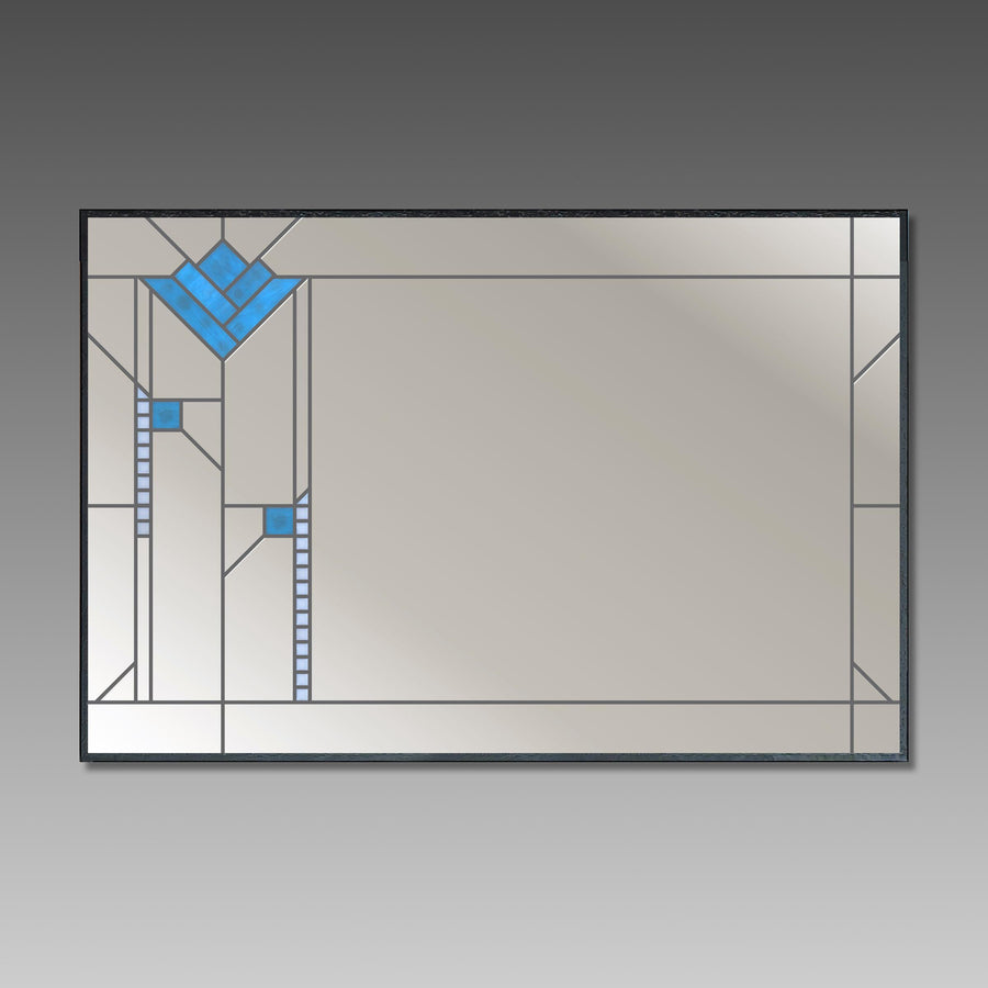 Horizontal Mirrors | Prairie-style and Art Deco Stained Glass ...